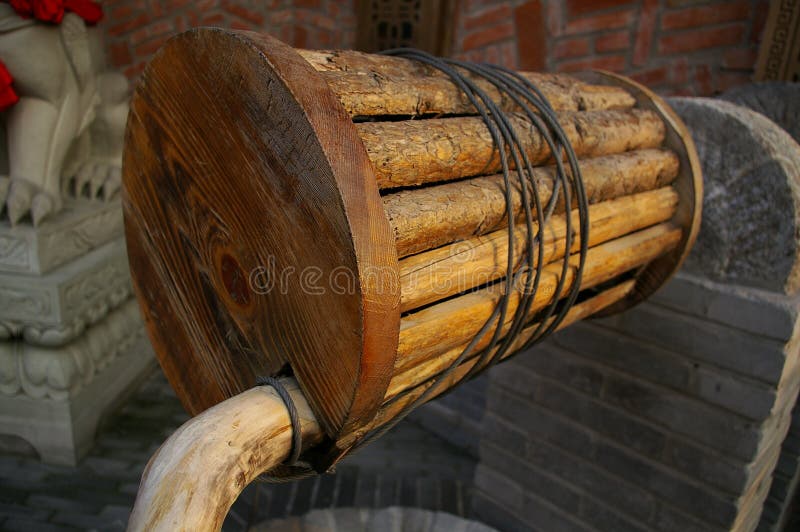 Crank of well stock image. Image of turn, rock, crank - 5183711