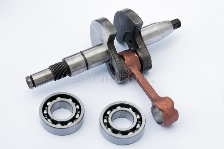 Crank on a White Background Stock Image - Image of power, grease: 29005637