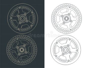 Sprocket Blueprints Stock Illustrations – 61 Sprocket Blueprints Stock ...