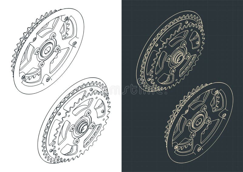 Sprocket Blueprints Stock Illustrations – 61 Sprocket Blueprints Stock ...