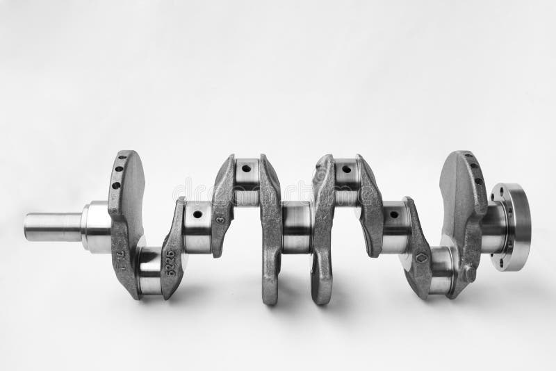 Crankshaft, part of engine stock image. Image of machine - 16050757