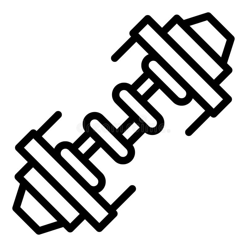 Crankshaft Icon, Outline Style Stock Vector - Illustration of exhaust ...