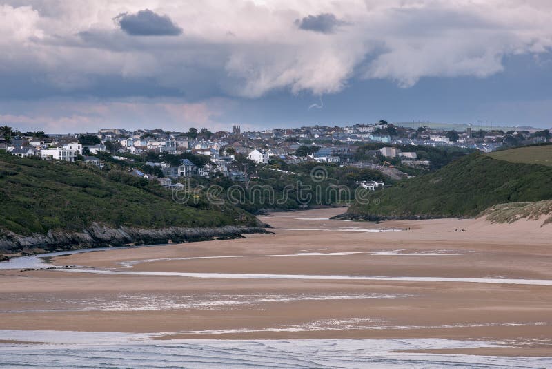 Crantock beach Cornwall Uk stock photo. Image of cornwall - 170117334