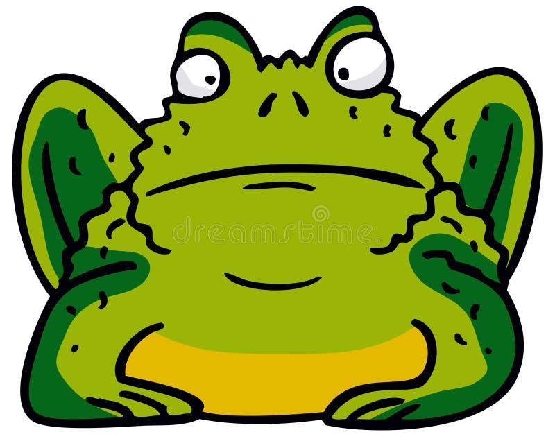 Crapaud illustration de vecteur. Illustration du espèces - 40022971