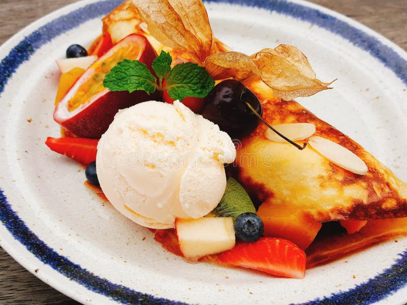 Crape stock image. Image of hungry, crape, fruitcrape - 176911803