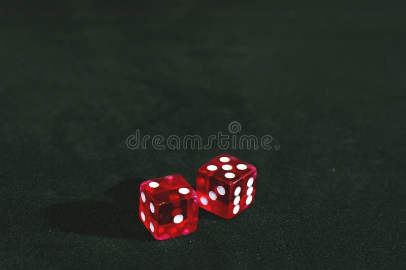 Craps Dice - 7 stock image. Image of wager, felt, lucky - 308193