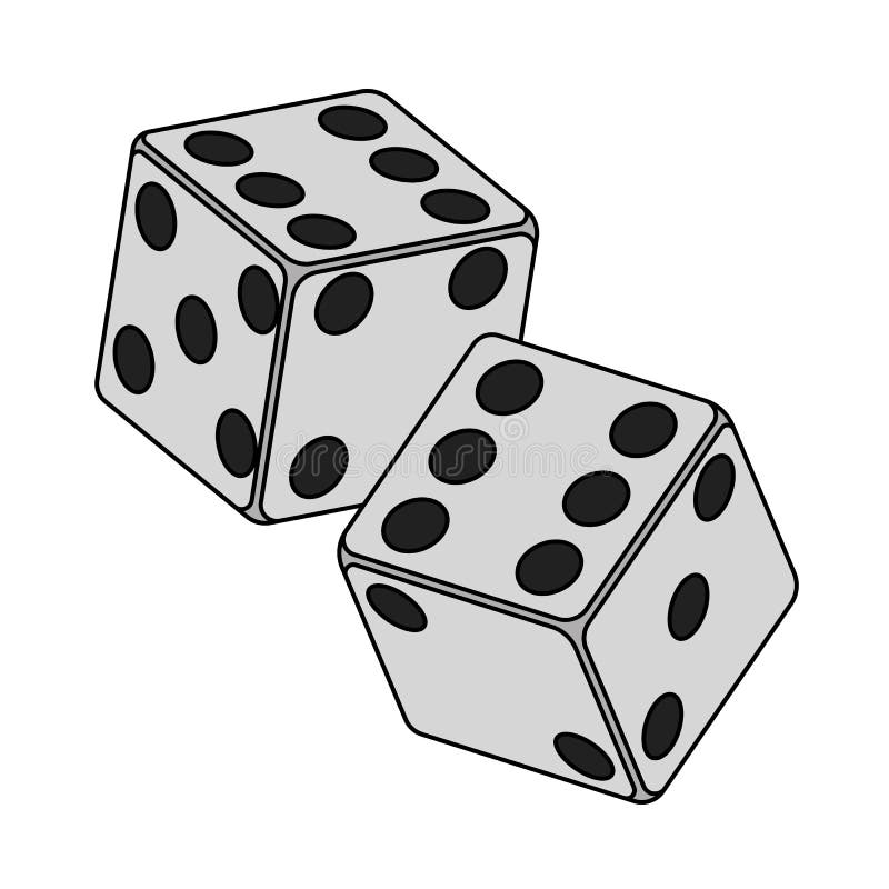 Craps dice stock illustration. Illustration of jackpot - 20846670