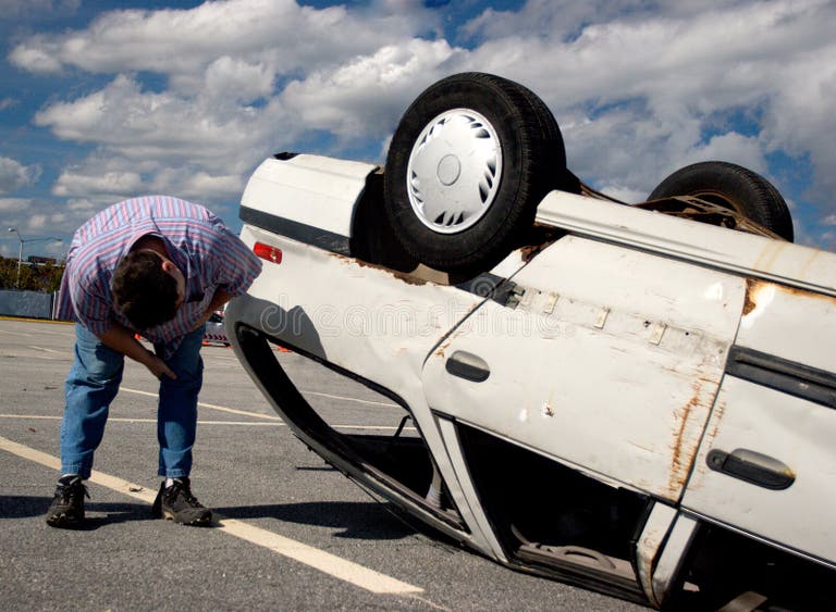 Crash stock photo. Image of overturned, destroy, danger - 1304028