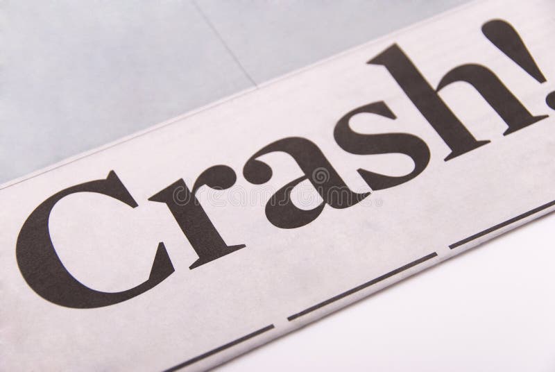 Crash stock image. Image of deposit, currency, risk, bank - 8459161