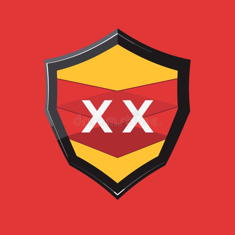 Crash-avoidance Technology Filled Colorful Initial Logo Idea Stock ...