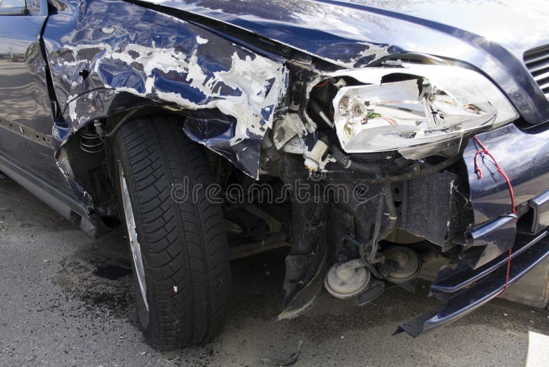 Crash car damage stock image. Image of claim, front, drives - 40091571