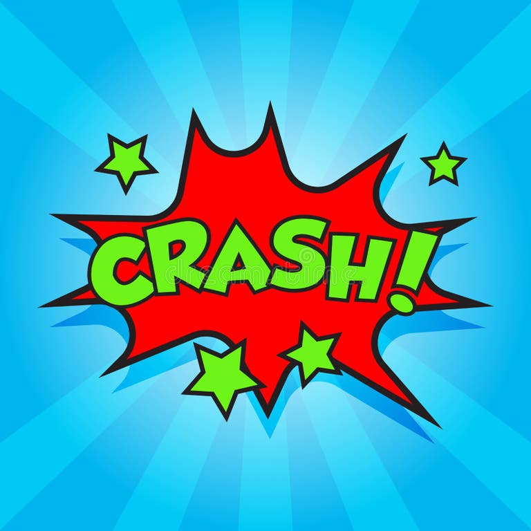 Crash comic sound effects. stock vector. Illustration of pattern - 82887066