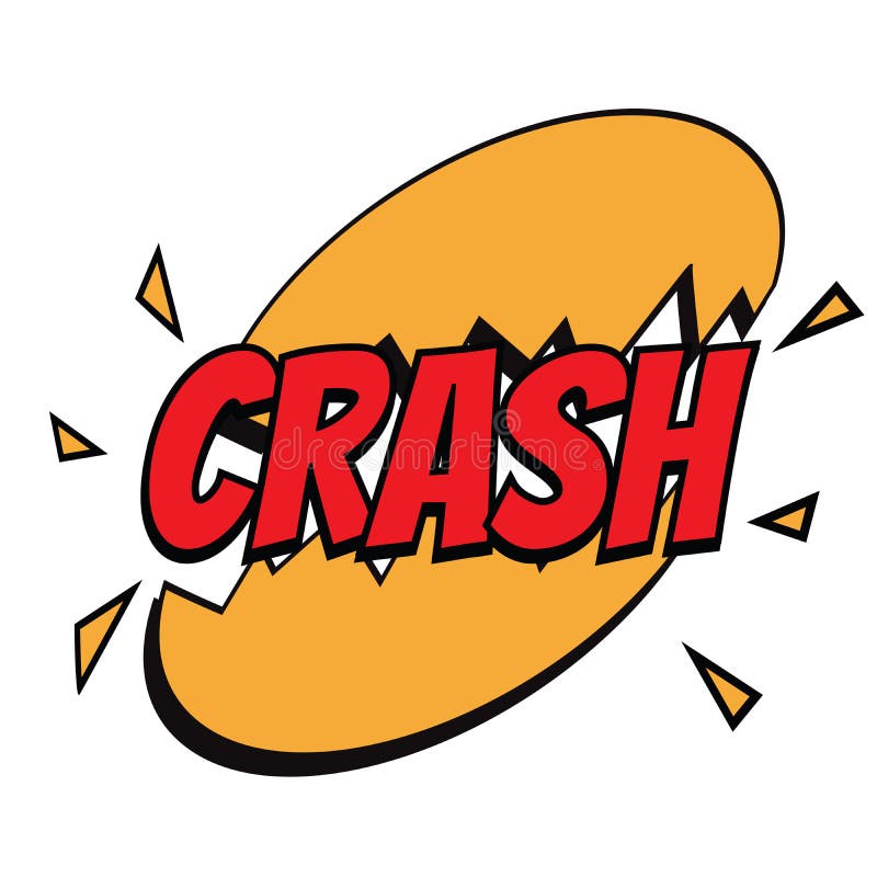 Crash! comic word stock vector. Illustration of artwork - 47728501
