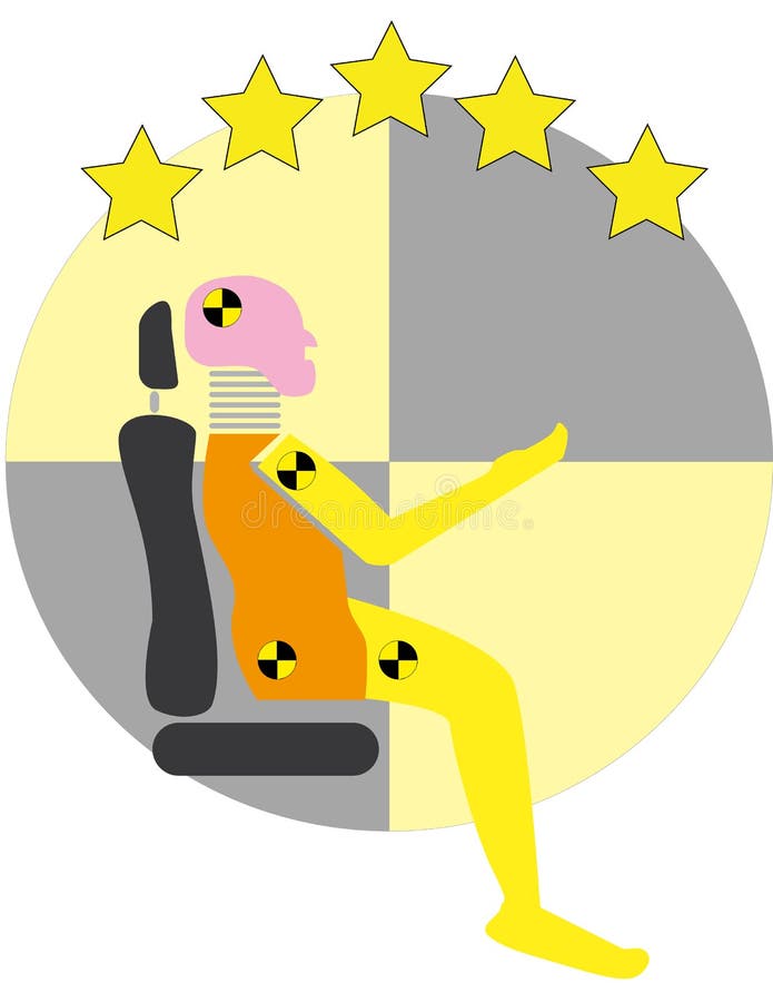 Crash test dummy stock vector. Illustration of concept - 12831775