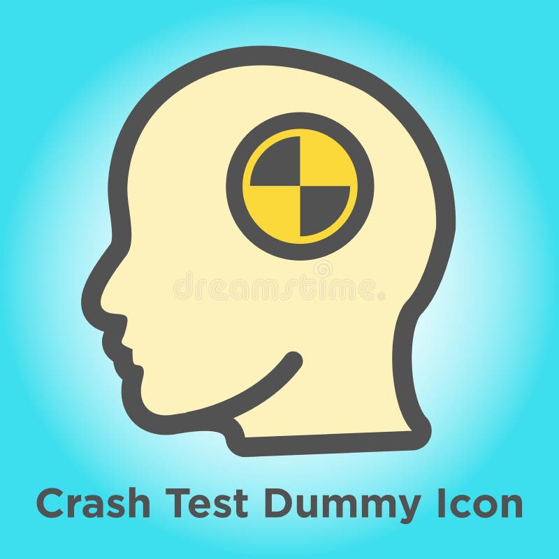 Crash Test Dummy Image stock vector. Illustration of automobile - 88690516