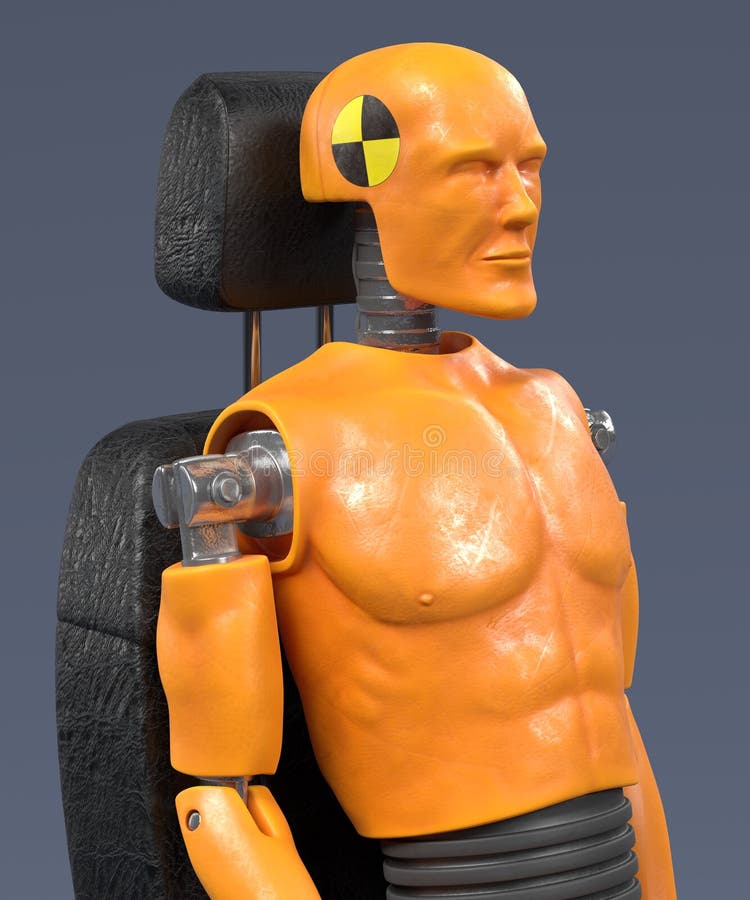 Crash test dummy stock illustration. Illustration of seat - 92103584