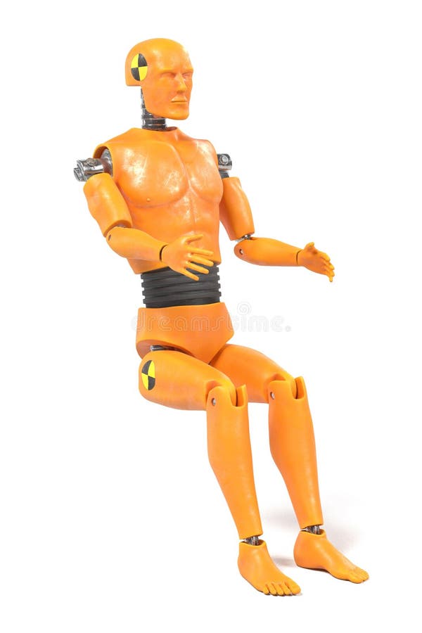 Crash test dummy stock illustration. Illustration of human - 91812512