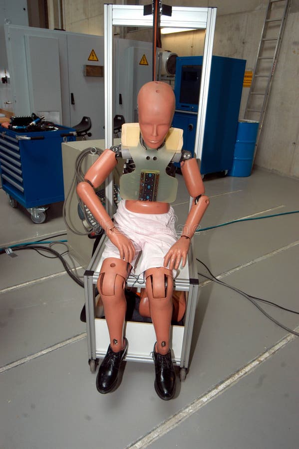 Crash Test Dummy, Test Object in the Industry Stock Image - Image of ...