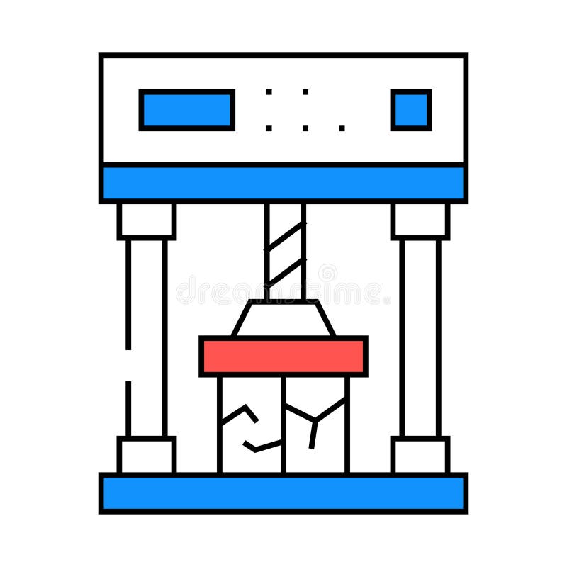 Crash Test Icon Color Illustration Stock Vector - Illustration of ...