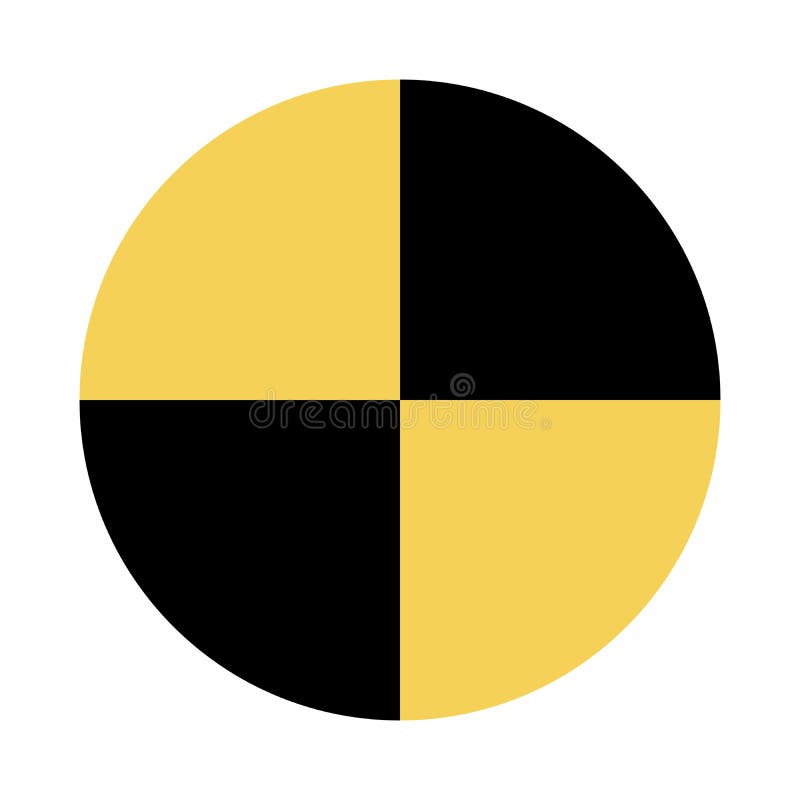 Crash Test Icon Isolated On White Background. Stock Illustration ...