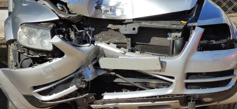 Crashed accident car stock image. Image of vehicle, wheel - 317000379