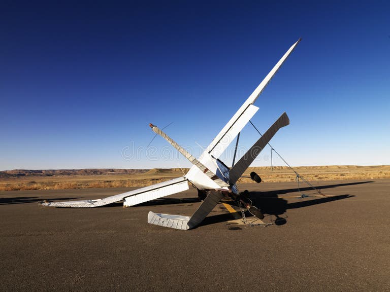 Crashed Airplane stock photo. Image of scenic, broken - 13044974