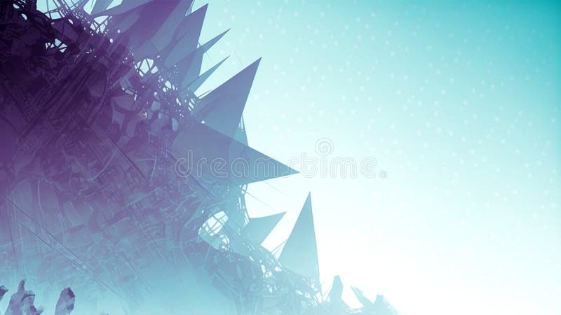 Buildings Abstract Blue Background Stock Illustration - Illustration of ...