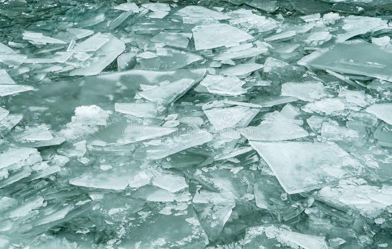 Crashed ice on the water stock photo. Image of crashed - 68999554