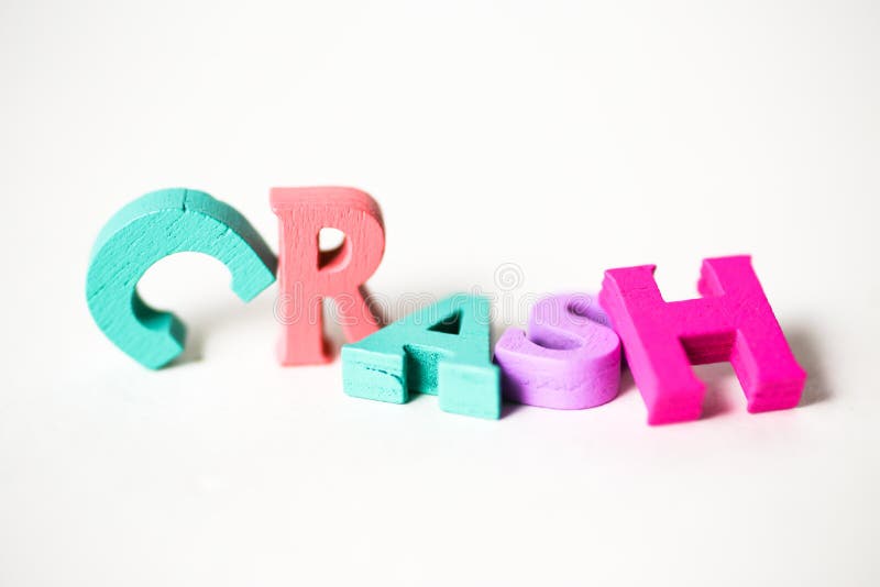 Crashed lettering stock image. Image of ruin, crashing - 189572839