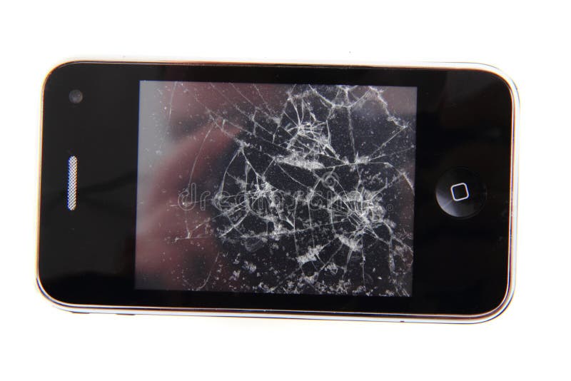 Crashed mobile phone stock image. Image of smart, mobile - 93992317