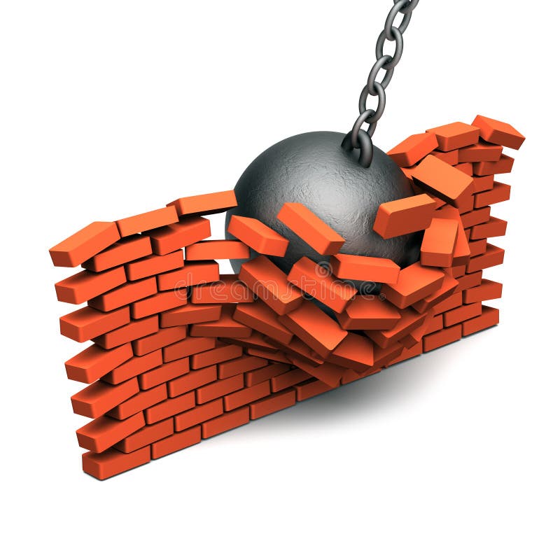 Old Plaster and Red Brick Wall Damage. Stock Vector - Illustration of ...