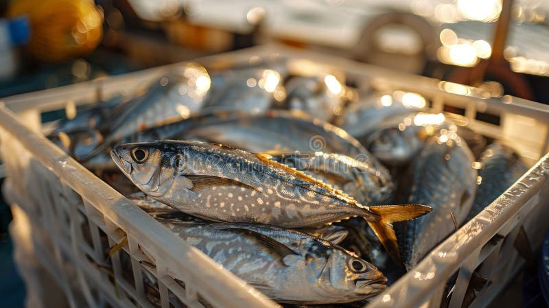 Crate Full Fresh Fish Caught Ocean Stock Photos - Free & Royalty-Free ...