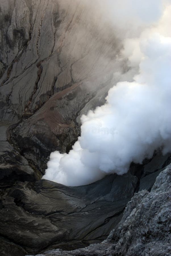 Lava Lake of Marum Volcano in Ambrym Island, Vanuatu Stock Image ...