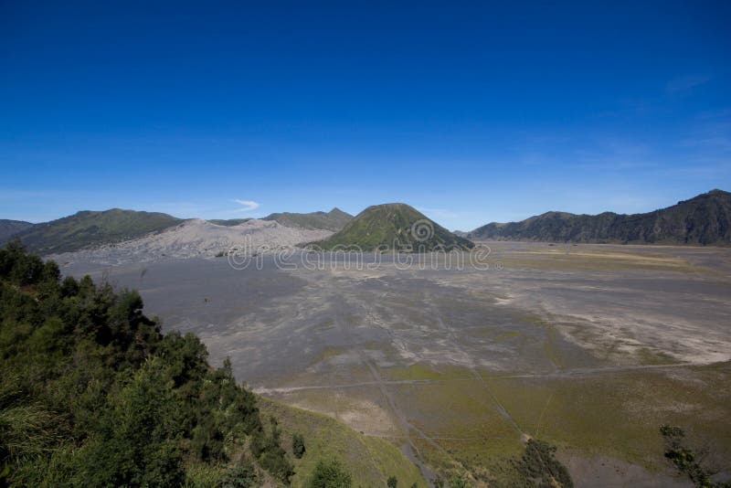 Crater in Bromo Vulcano East Java Indonesia Stock Photo - Image of ...