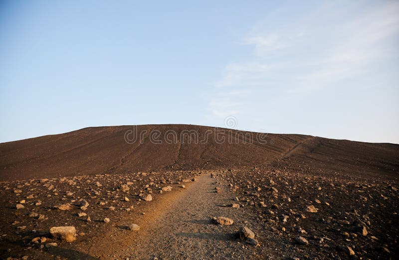 Crater of an Extinct Volcano Stock Photo - Image of crater, gray: 120797096