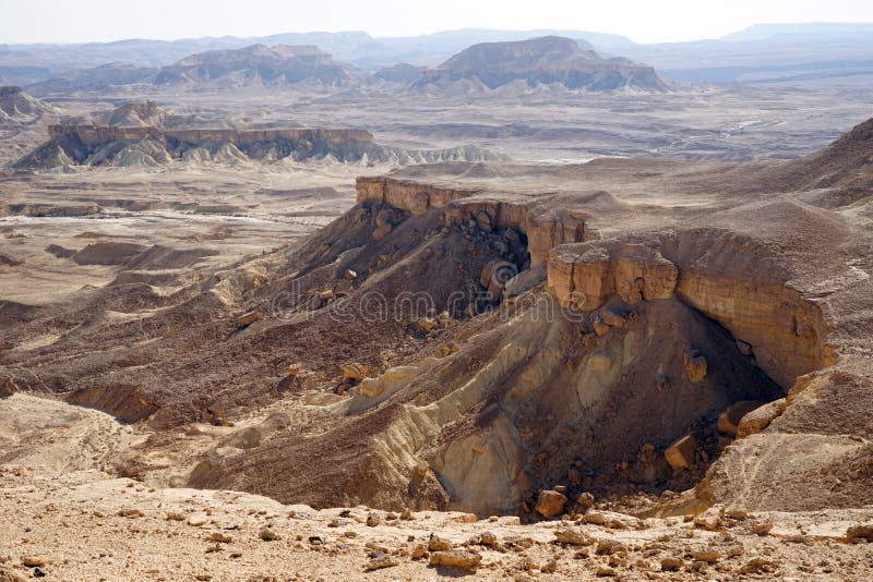Crater Ramon stock image. Image of cliff, negev, ramon - 48978873