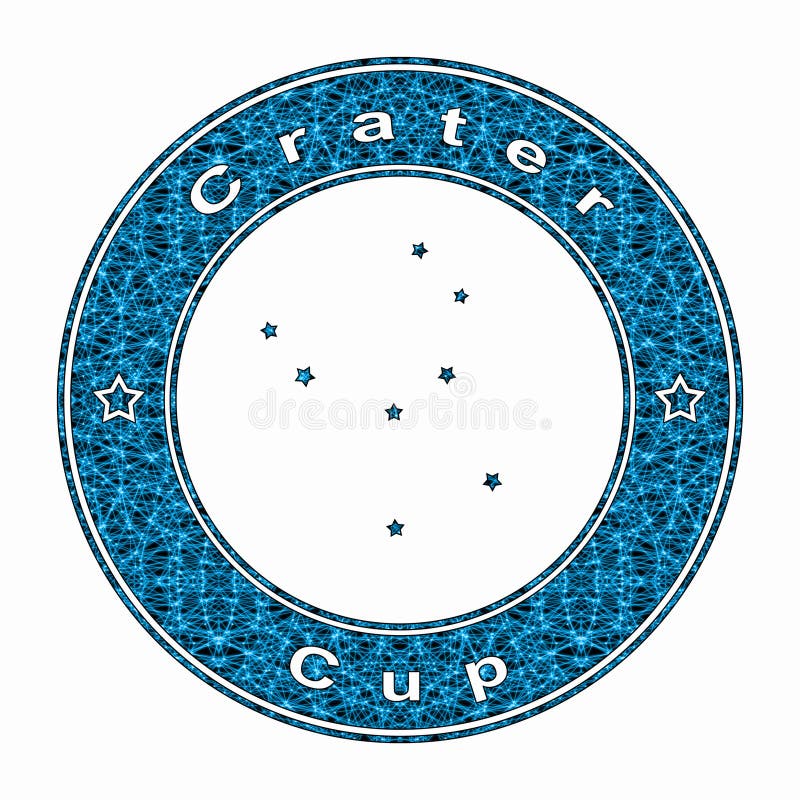 Crater Star Constellation, Cup Constellation Stock Illustration ...