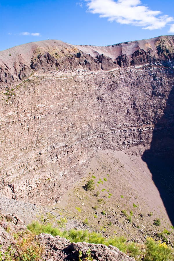 Crater of Vesuvius stock image. Image of campania, rocky - 33998165