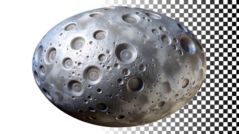 Cratered Moon Surface Texture, Celestial Space Element Png Transparent ...