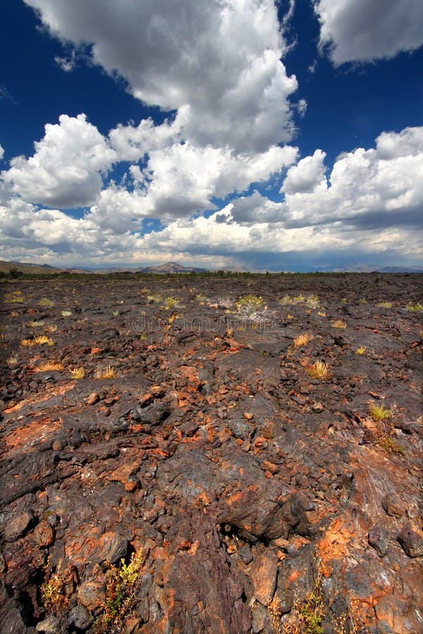 Craters of the Moon Volcanic Scenery Stock Photo - Image of states ...