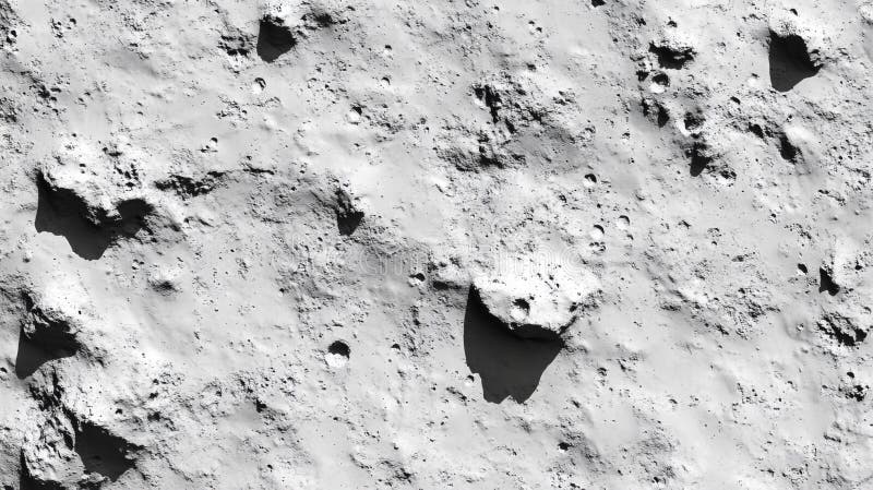 Surface of an Asteroid Showcasing Craters and Texture Under Sunlight ...