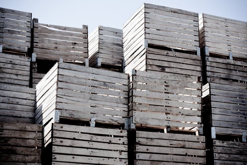 Crates stack stock photo. Image of package, container - 25493076