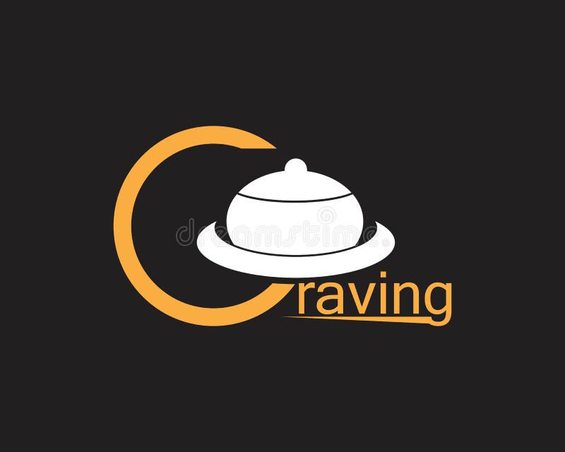 Craving Food Icon and Symbol Vector Template Stock Illustration ...