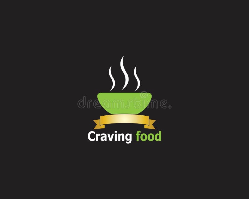 Craving Food Icon and Symbol Vector Template Stock Illustration ...