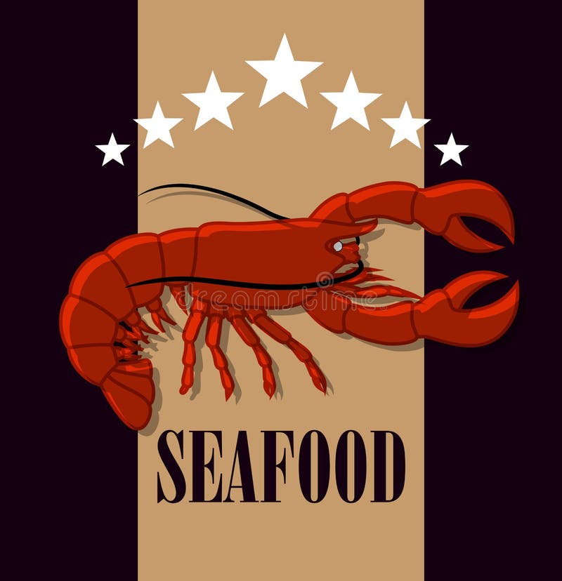 Crawfish Vector stock vector. Illustration of aquatic - 94295531