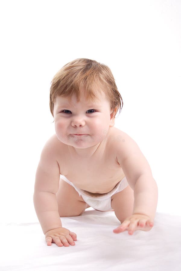 Crawl stock photo. Image of face, isolated, beautiful - 1847464