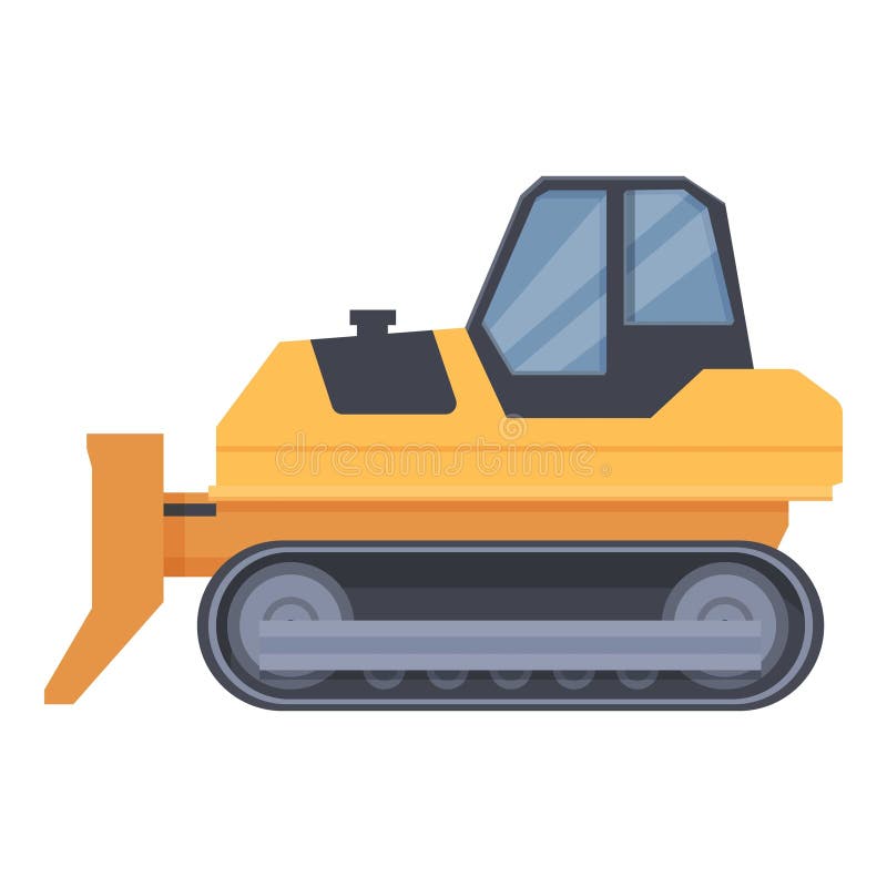 Crawler Equipment Icon Cartoon Vector. Work Design Stock Vector ...