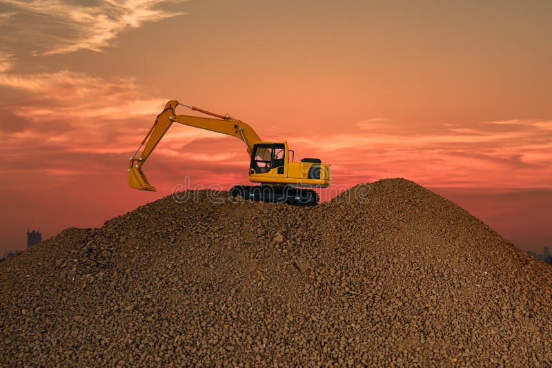 Crawler Excavator stock photo. Image of objects, excavator - 256828158