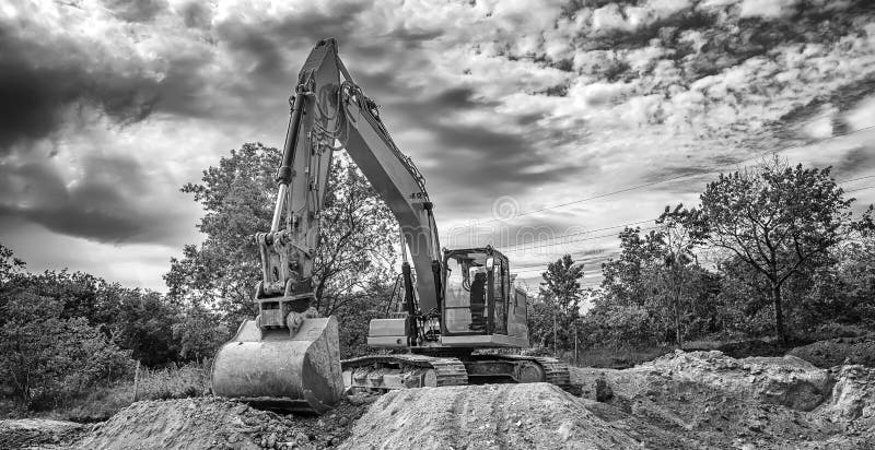 Giant Excavator Wallpaper