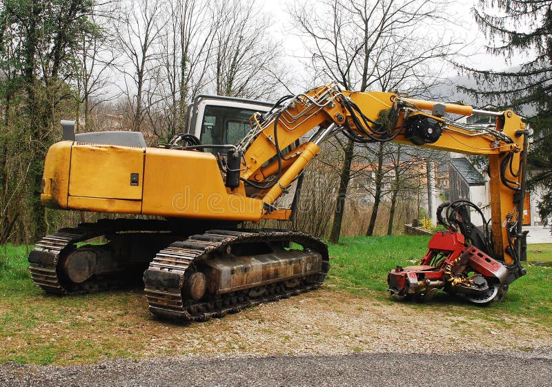 Crawler Excavator stock photo. Image of metal, rotate - 56066772